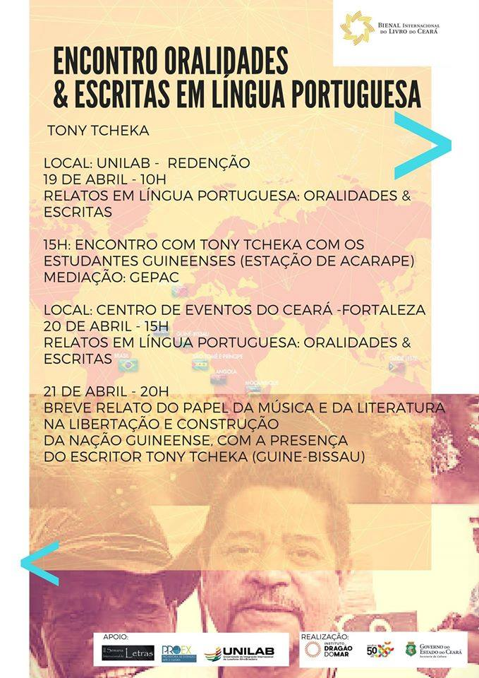 Toni Tcheka na XII Bienal do Livro do Ceará - Observatório da Língua ...